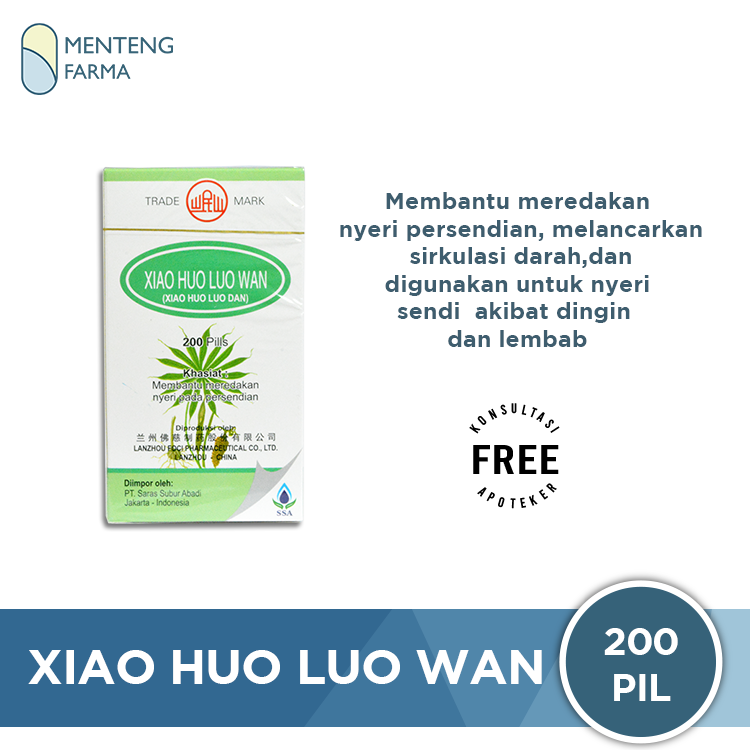 Xiao Huo Luo Wan - Obat Nyeri Persendian, Kekakuan Otot / Sendi, Baal ...