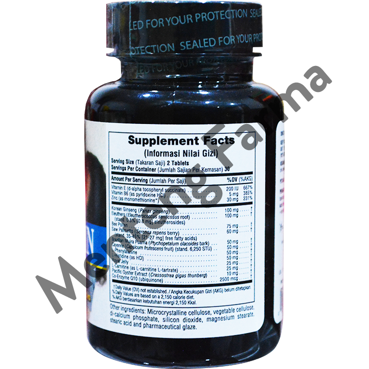 Natures Plus Ultra VIRILE ACTIN 60 Tablet - Suplemen Kesehatan Pria ...