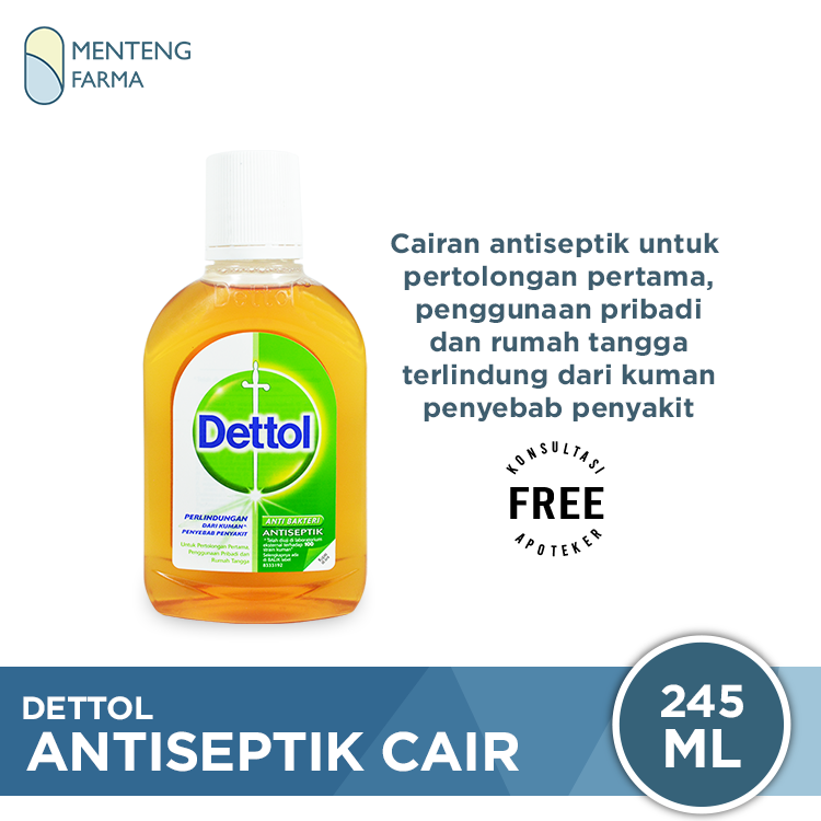 Dettol Antiseptik 245 ML – Apotek