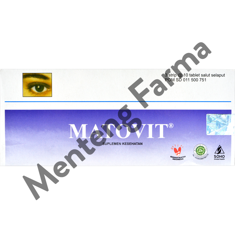 Matovit 10 Tablet - Suplemen Kesehatan Mata – Apotek
