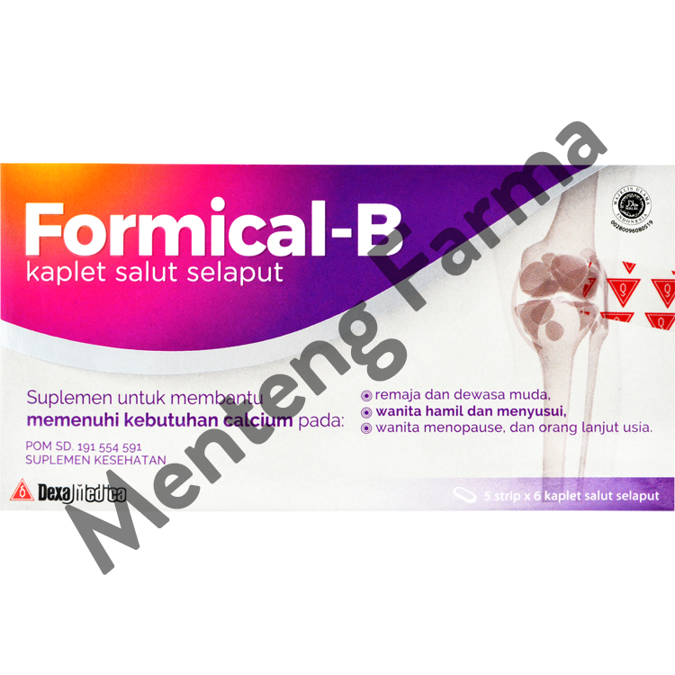 Formical-B 6 Kaplet - Suplemen Penambah Kalsium – Apotek
