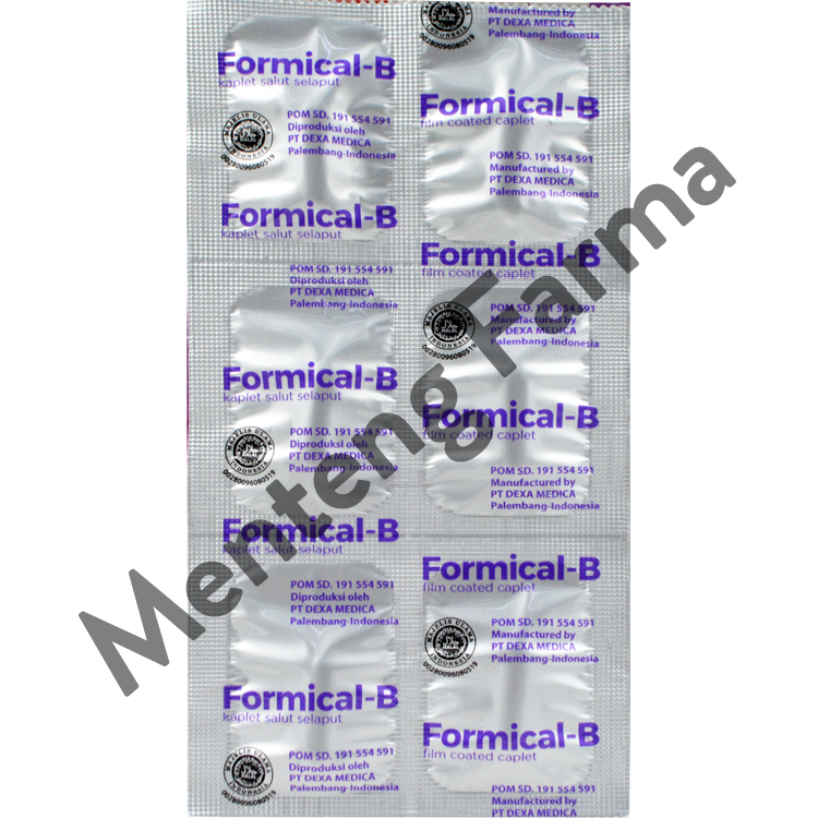 Formical-B 6 Kaplet - Suplemen Penambah Kalsium – Apotek