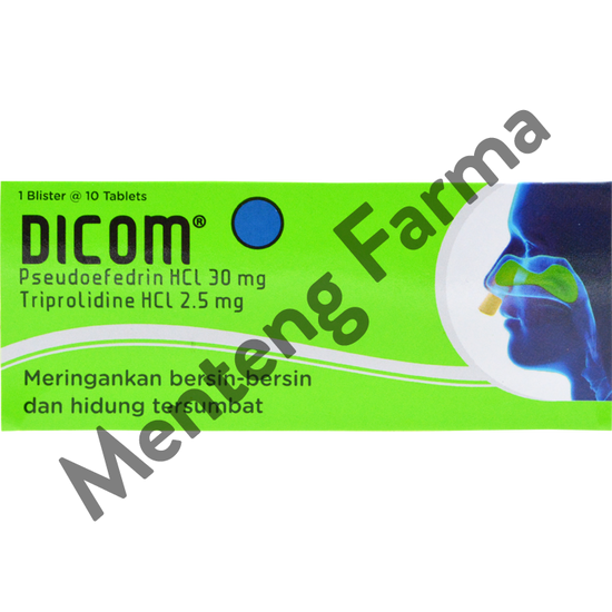 Dicom 10 Tablet - Pereda Hidung Tersumbat – Apotek