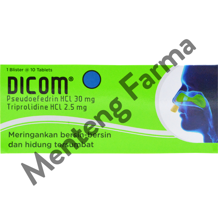 Dicom 10 Tablet - Pereda Hidung Tersumbat – Apotek