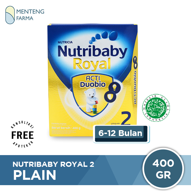 Nutribaby Royal 2 Formula Bayi Bubuk 400 gr – Apotek