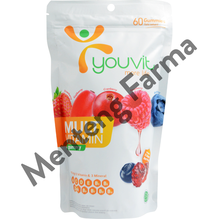 Youvit Multivitamin For Adult 60 Gummies - Multivitamin Gummy Dewasa R ...