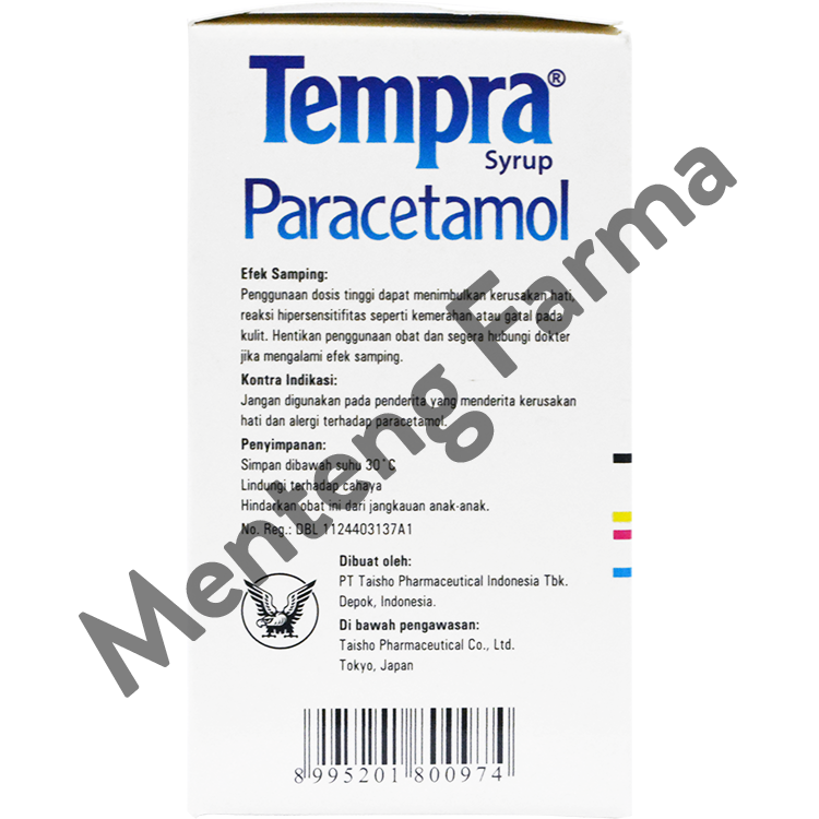 Tempra Syrup 30 mL - Pereda Demam dan Nyeri Khusus Anak-anak – Apotek
