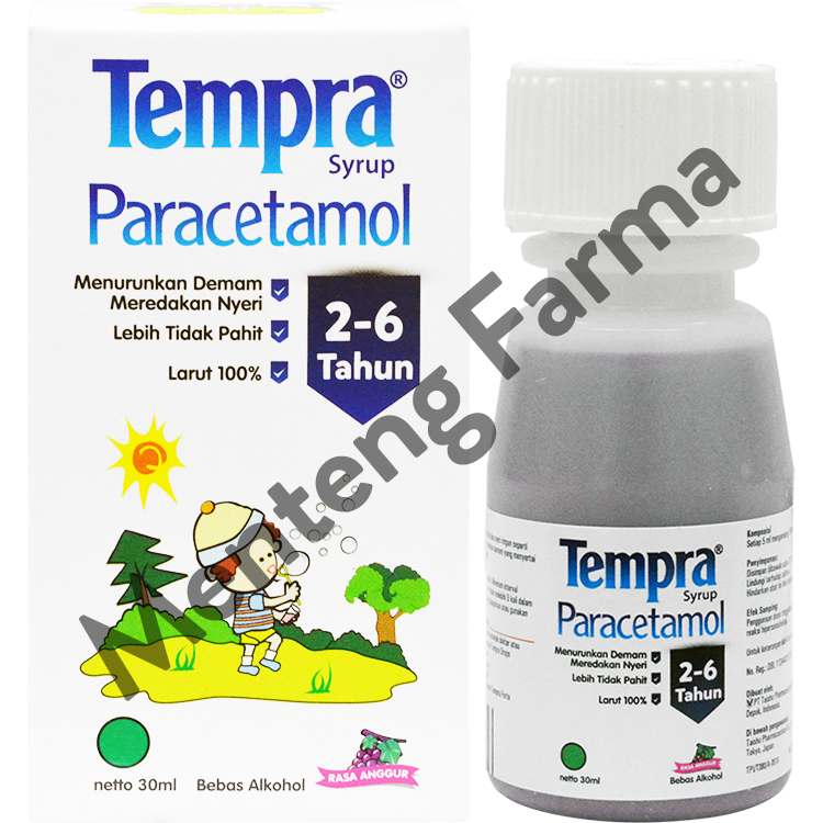Tempra Syrup 30 mL - Pereda Demam dan Nyeri Khusus Anak-anak – Apotek