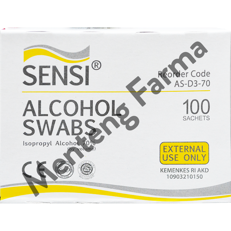 Sensi Alcohol Swabs / Tissue Alkohol Sensi – Apotek