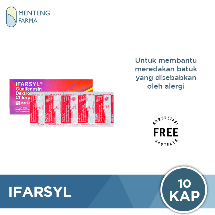Ifarsyl 10 Kaplet - Obat Pereda Batuk Pilek Alergi – Apotek