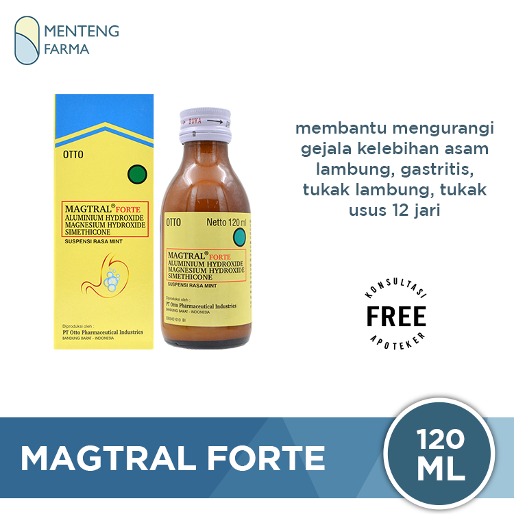 Magtral Forte Sirup 120 ml - Obat Gangguan Lambung / Sakit Maag – Apotek