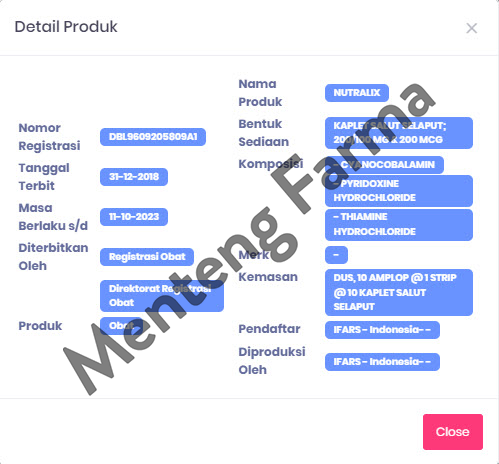 Nutralix 10 Kaplet - Suplemen Vitamin B – Apotek