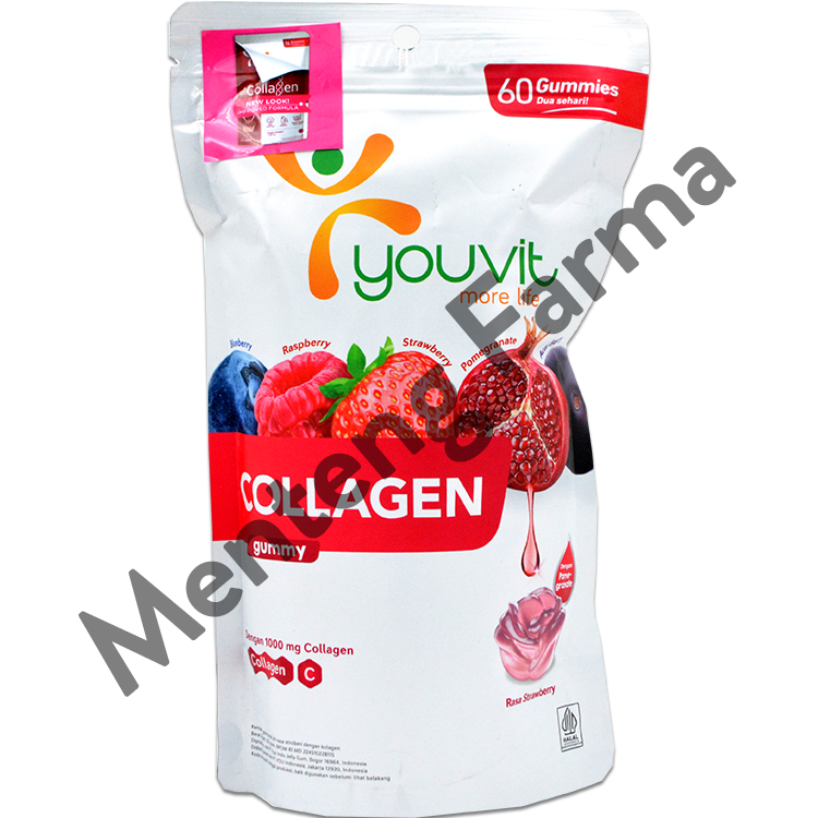 Youvit x Erha Collagen 60 Gummies - Gummy Kolagen Anti Aging – Apotek