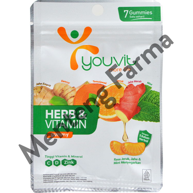 Youvit Herb & Vitamin 7 Gummies - Vitamin Kesehatan Tubuh – Apotek