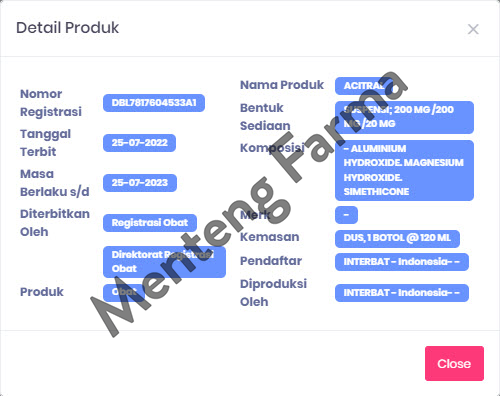Acitral Sirup 120 mL - Obat Asam Lambung dan Maag – Apotek