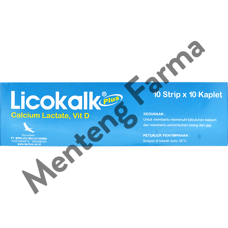 Licokalk Plus Papermint 300 mg 10 Kaplet - Suplemen Kalsium – Apotek
