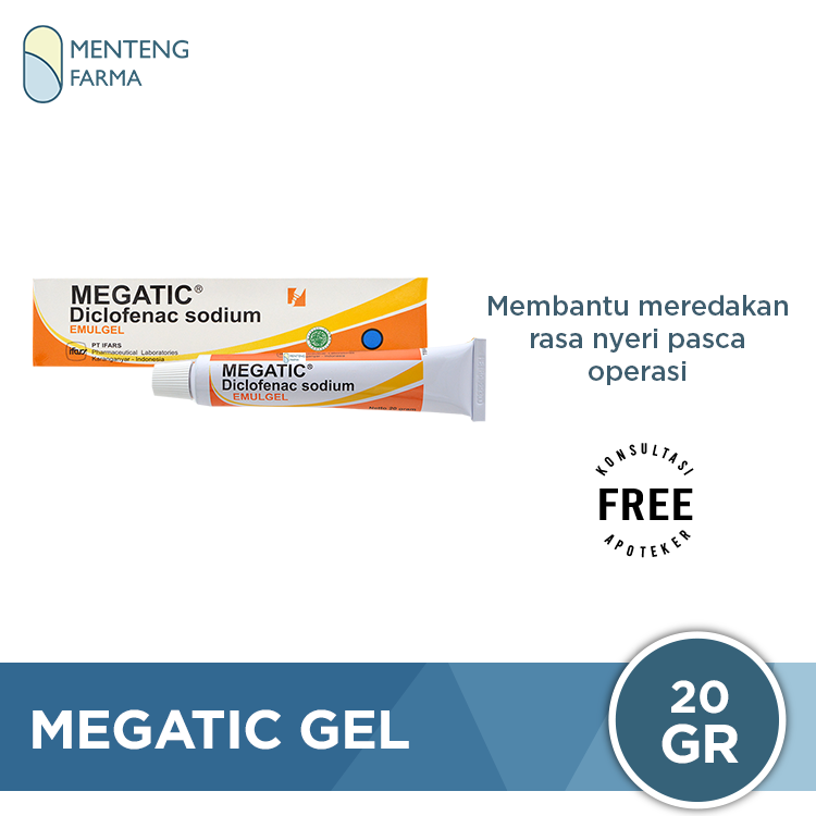 Megatic Gel 20 gr - Gel Pereda Nyeri – Apotek